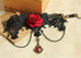 Gothic Beauty Red Rose Armlet | Floral Fawna