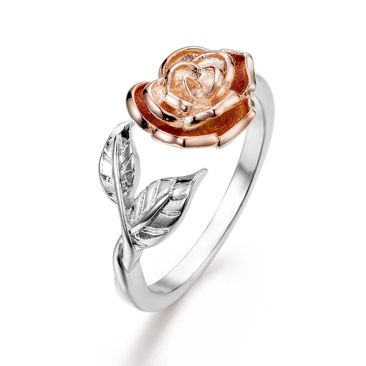 Delicate Rose Wrap Ring | Floral Fawna