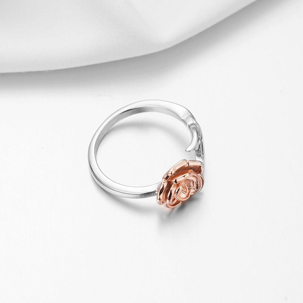 Delicate Rose Wrap Ring | Floral Fawna