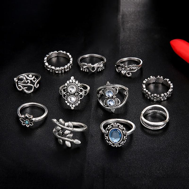 The Bohemian Princess Ring Set – Floral Fawna