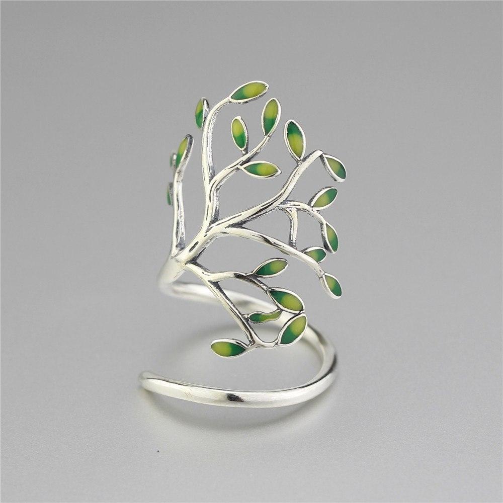 Tree Wrap Silver Ring | Floral Fawna